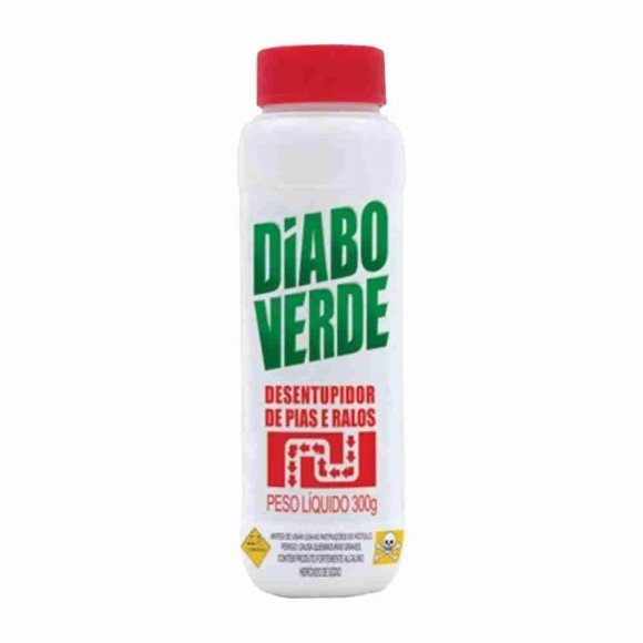 DESENTUPIDOR DIABO VERDE GRANULADO 300G - GoldBrasil Distribuidora